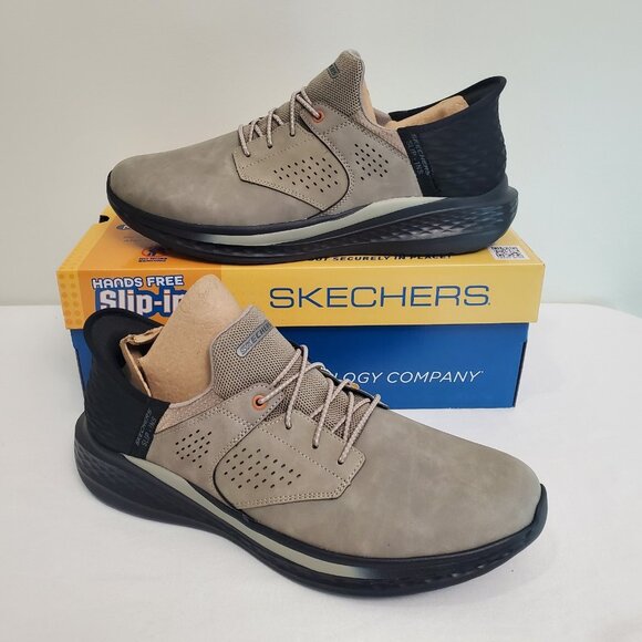 Skechers | Shoes | Skechers Slade Macklin Mens Shoes 1 Gray Black Hands ...